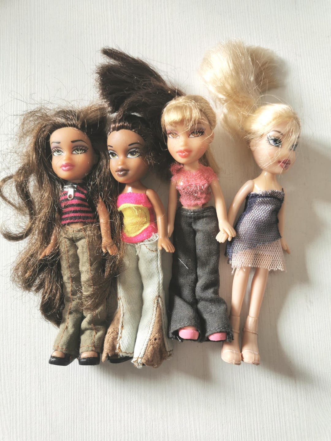 Lil Bratz Dolls Authentic MGA - Bundle of 4 Little Fashion Dolls - 4.5 ...