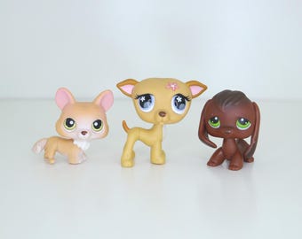 Authentic Lps Littlest Pet Shop Dog Figures - Etsy