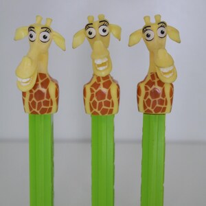 Animation Characters PEZ Dispensers - Choose Your Madagascar Giraffe Melman PEZ - Pre-owned ...