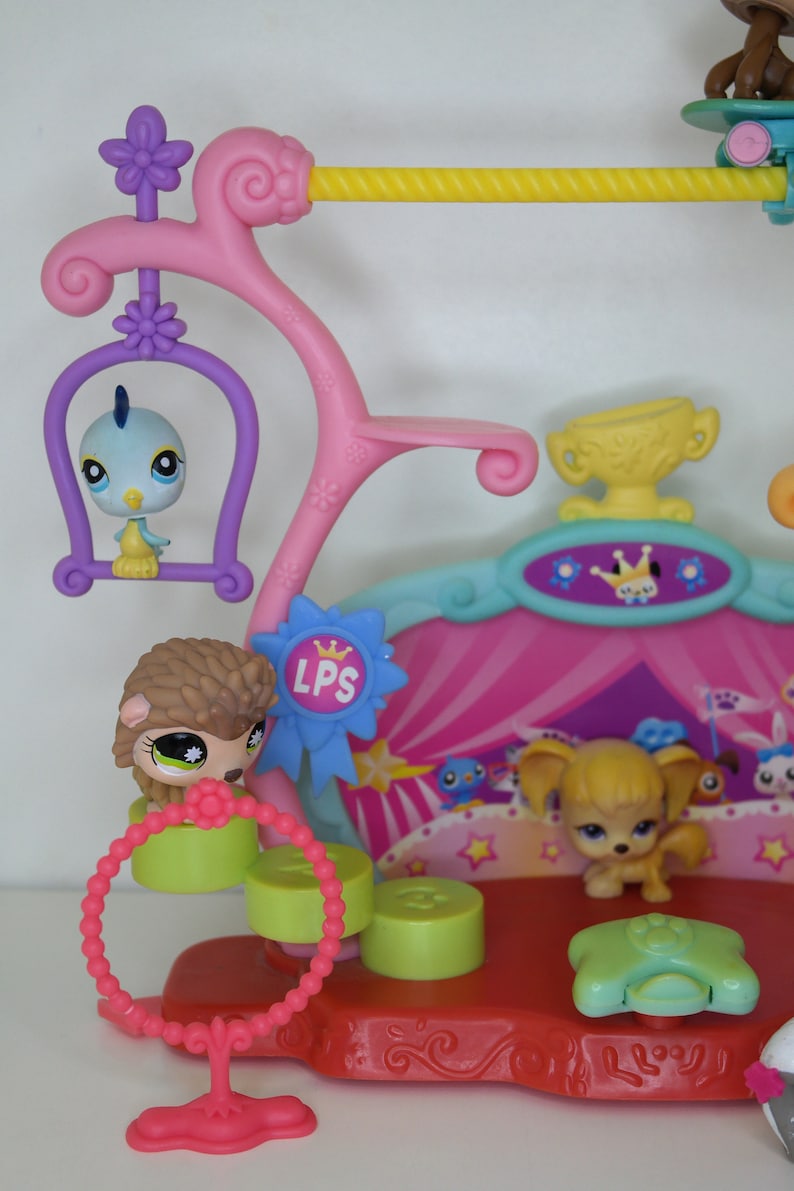 Littlest Pet Shop Circus Playset Set of Accessories and Pets - Etsy