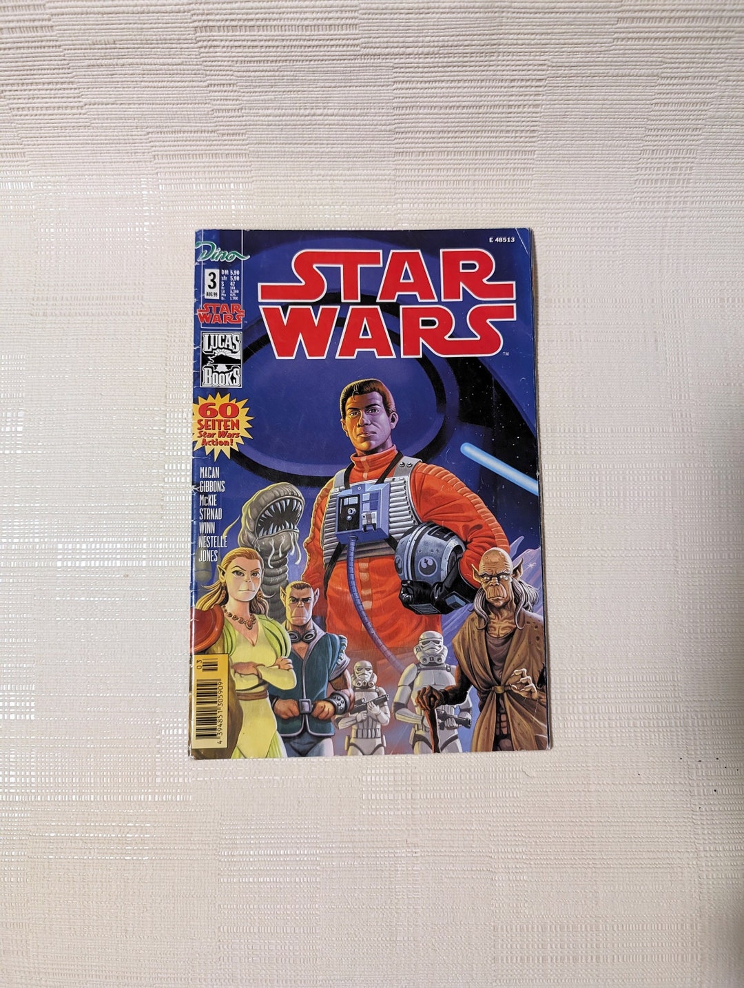 Star Wars Deutsch german 1999 Dino Comics Star Wars 3 August Lucas ...