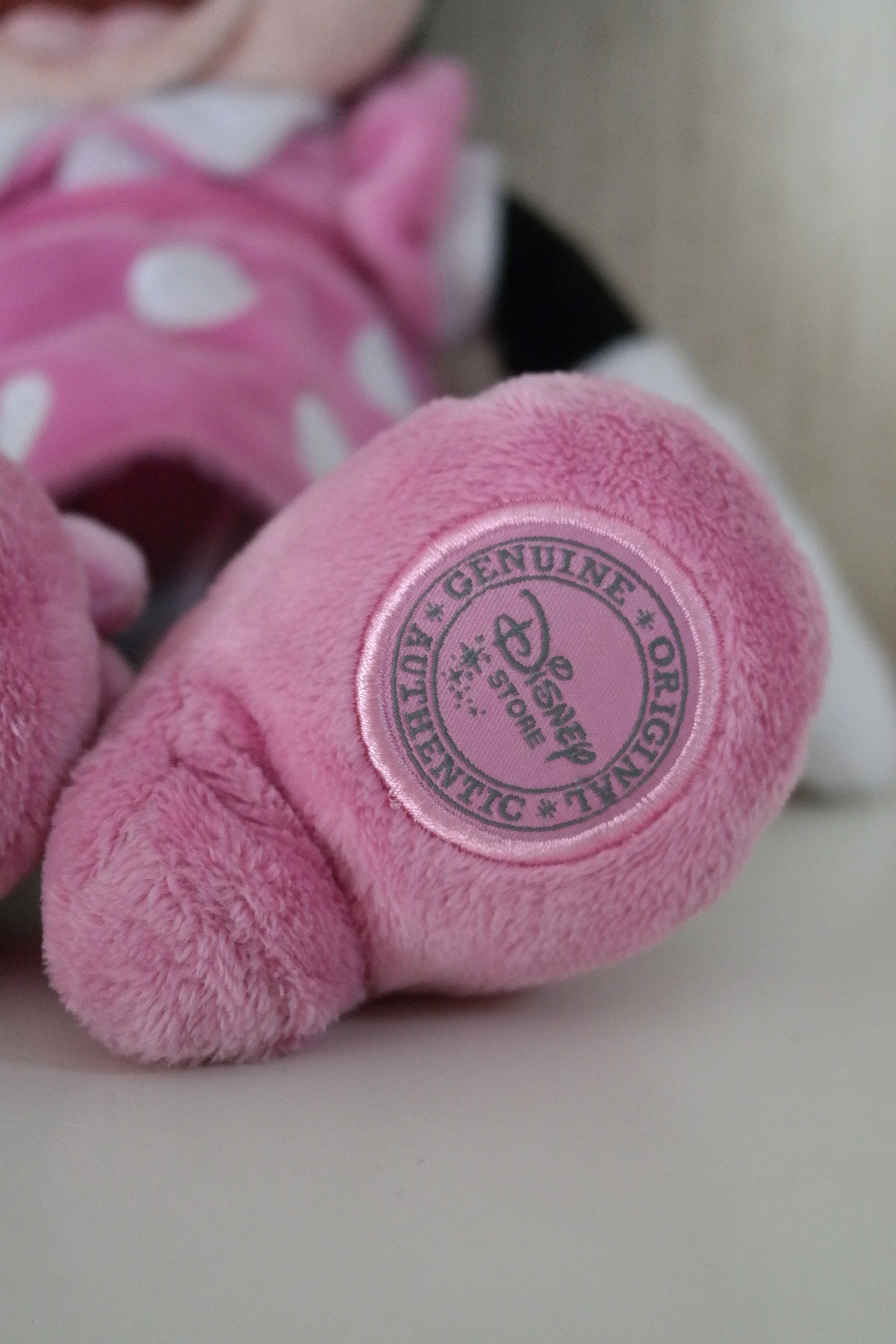 Pink Minnie Mouse Plushie - Authentic Disney Store Plush Toy - 14'inch ...