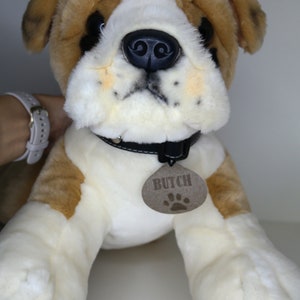 Bulldog Puppy Dog BUTCH Plush Toy Authentic by Keel Toys Stuffed Doll ...