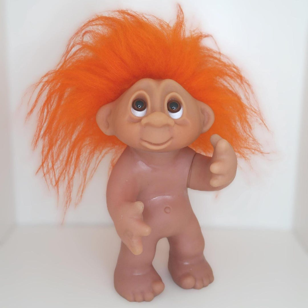Large Thomas DAM 1977 / 1985 Troll - Vintage Collectible Toy Figure ...