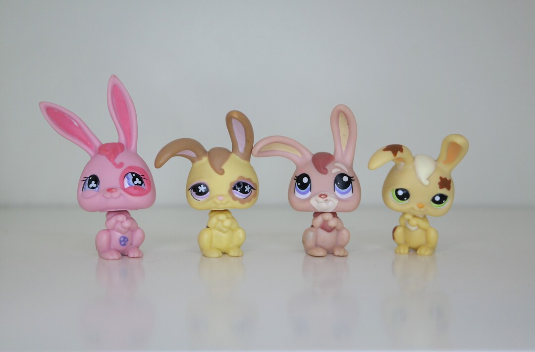 Hasbro Littlest Pet Shop LPS - Your Choice of Pet: #500 Rabbit, #887 ...