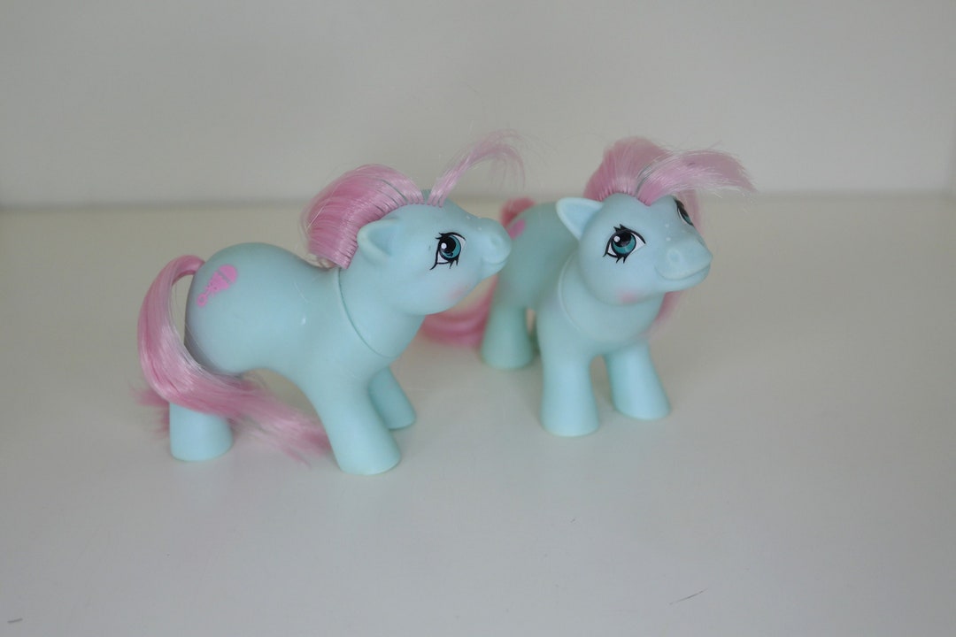 My Little Pony - Baby Cuddles With Freckles G1 Pony With Pink Hair ...