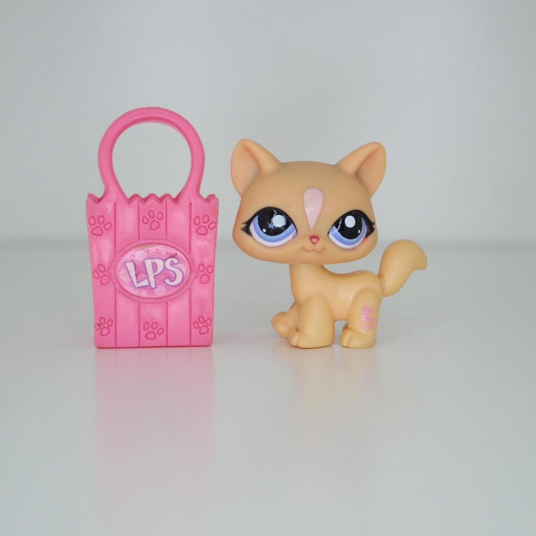 Littlest Pet Shop - Hasbro LPS Pet With Accessory #1537 Cat - Vintage ...