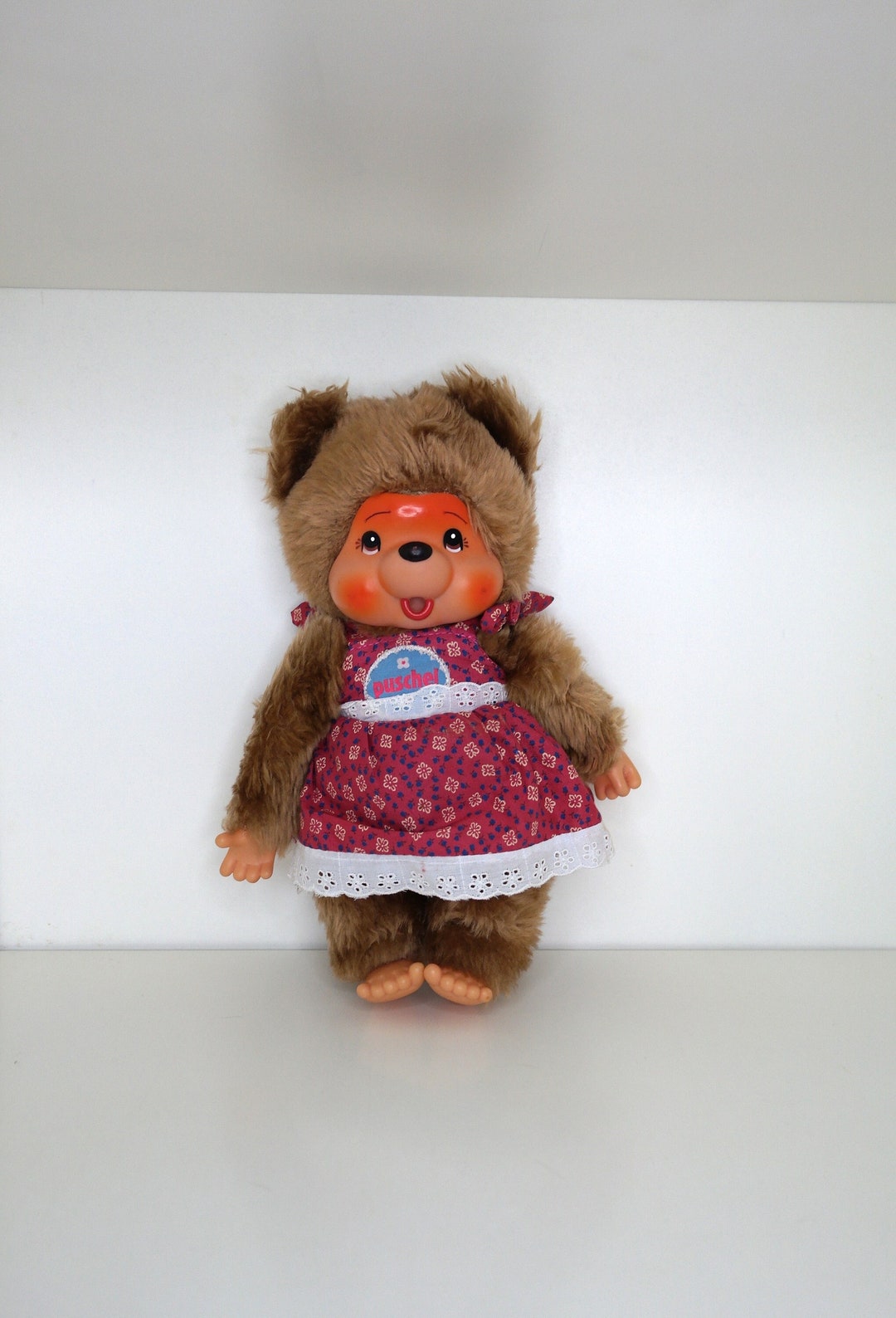 Vintage Monchhichi Puschel - Bear Plush Doll Toy - Etsy