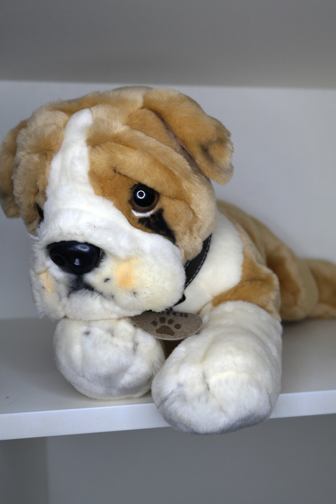 Bulldog Puppy Dog BUTCH Plush Toy Authentic by Keel Toys Stuffed Doll ...