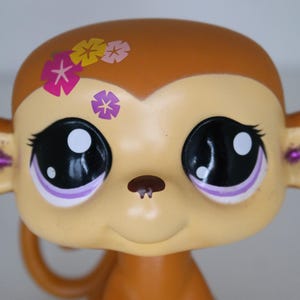 LPS Jumbo Monkey - 4.5'inch Authentic Hasbro Littlest Pet Shop - Larger ...