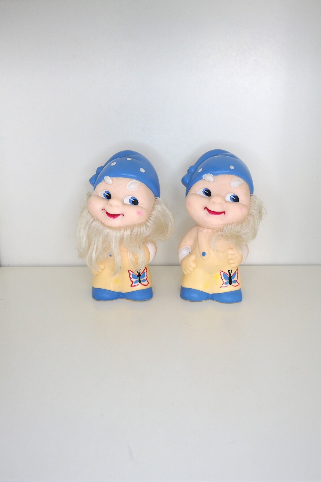 Vintage Rubber Elf Figure Choose A Gnome Figurine Soviet USSR Toy Take ...