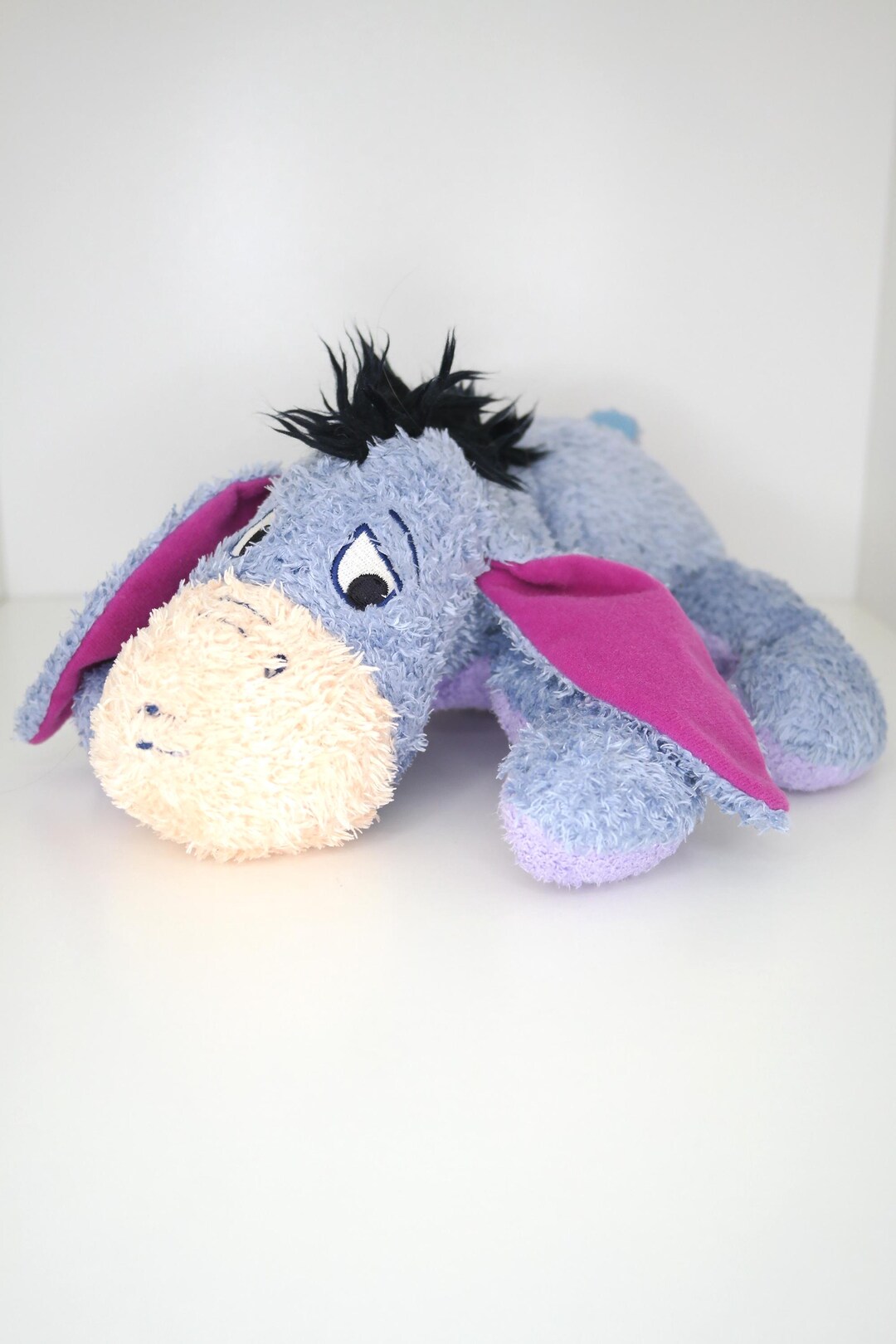 Vintage Eeyore Plush Lying Down Bean Bag Stuffed Donkey Animal Etsy