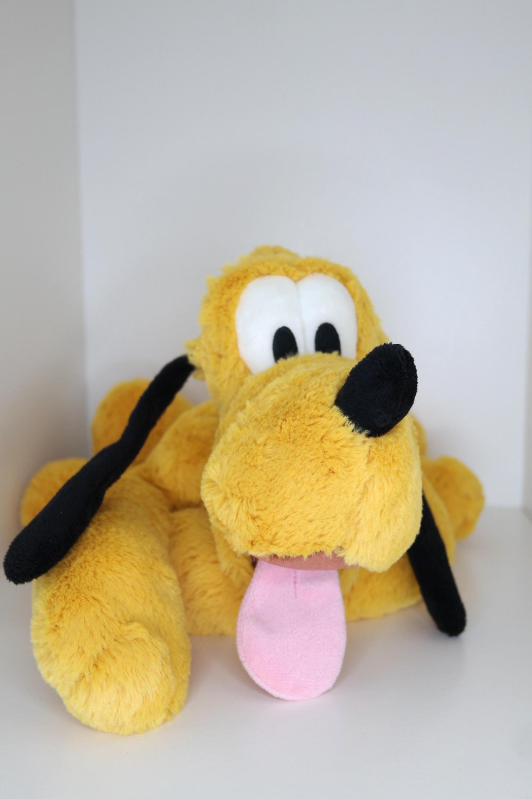 Disney Store Pluto Plush, Soft Bean Bag Floppy Dog Toy - Etsy
