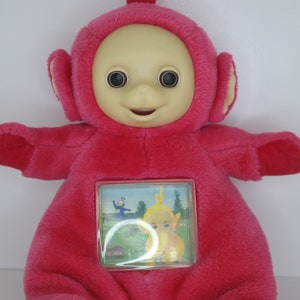 Vintage Teletubbies Red Teletubby Po Playing Theme Song and Rolling ...