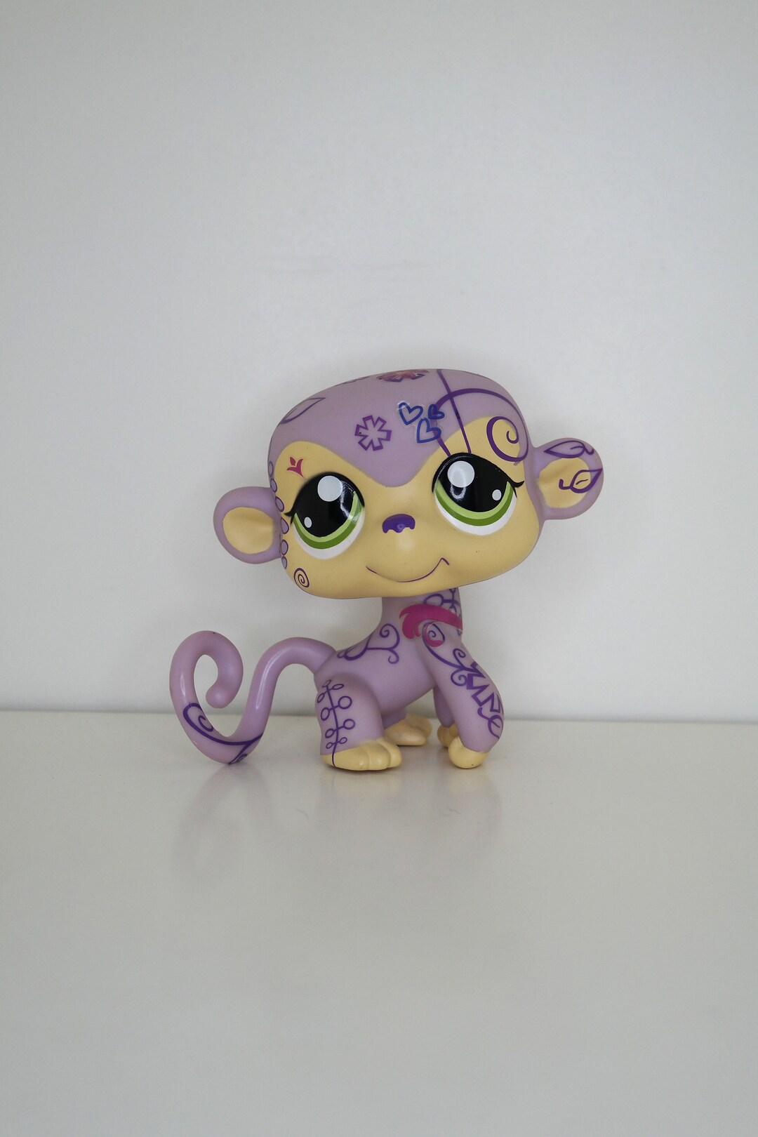 Collectible LPS Jumbo Monkey 4.5'inch Authentic Hasbro Littlest Pet ...