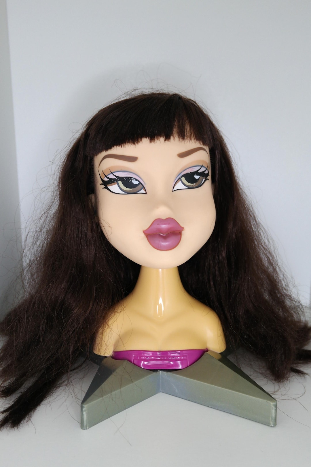 Vintage Big Bratz Jade Styling Head - Funky Fashion Makeover Doll ...