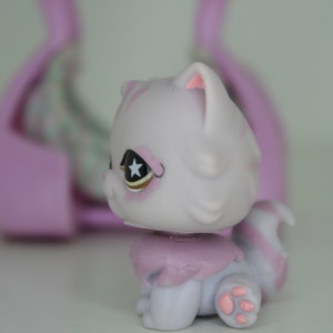 Hasbro Littlest Pet Shop LPS Pet With Accessory 891 Persian Cat Retired ...