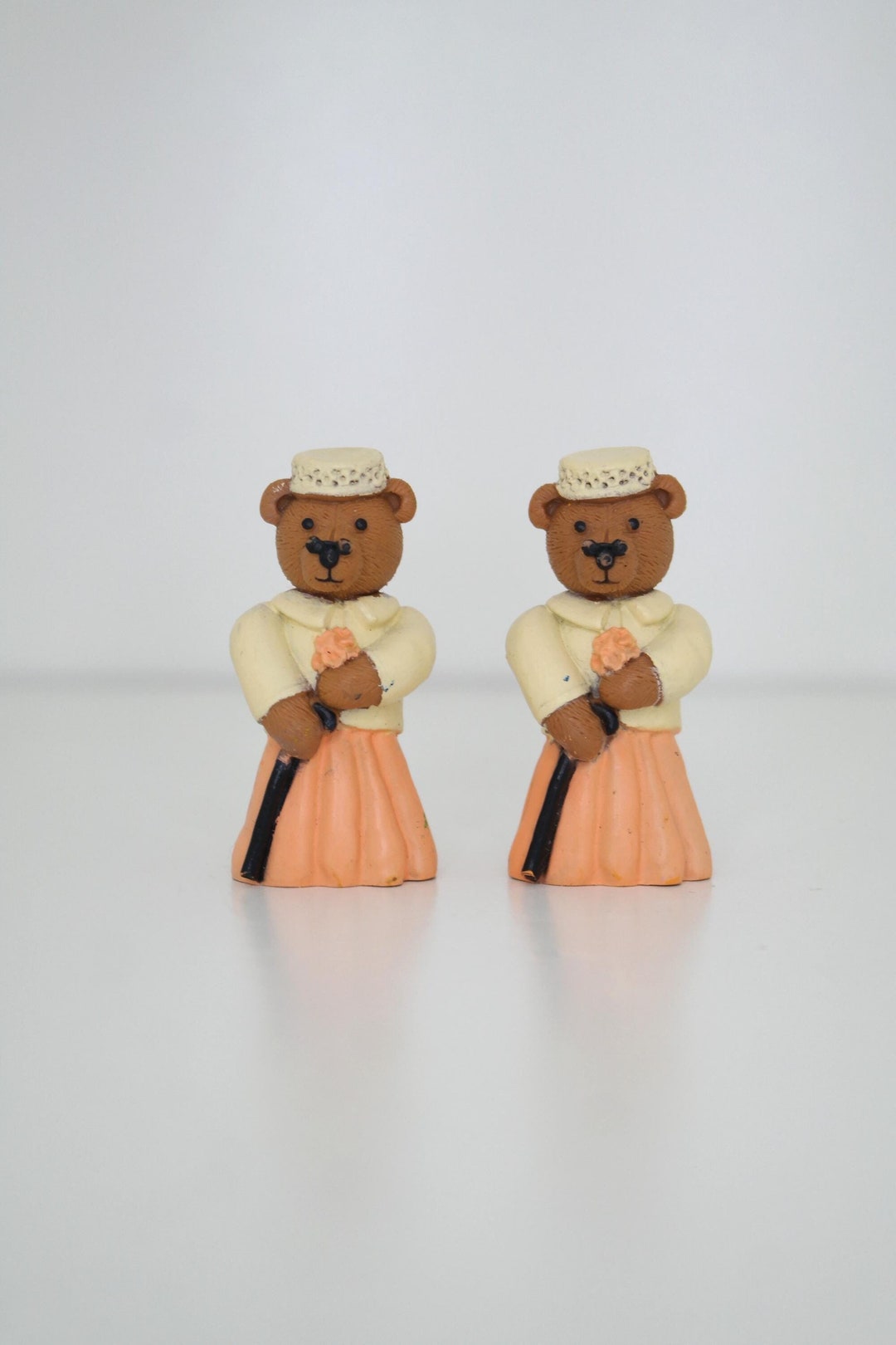 Vintage 1995 MEG Teddy Bear Figurine - Retro Mini Collectible - Your ...