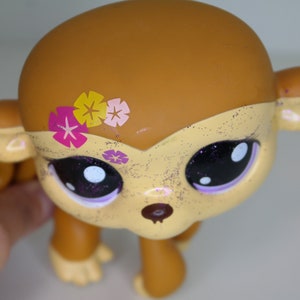 Collectible LPS Jumbo Monkey 4.5'inch Authentic Hasbro Littlest Pet ...