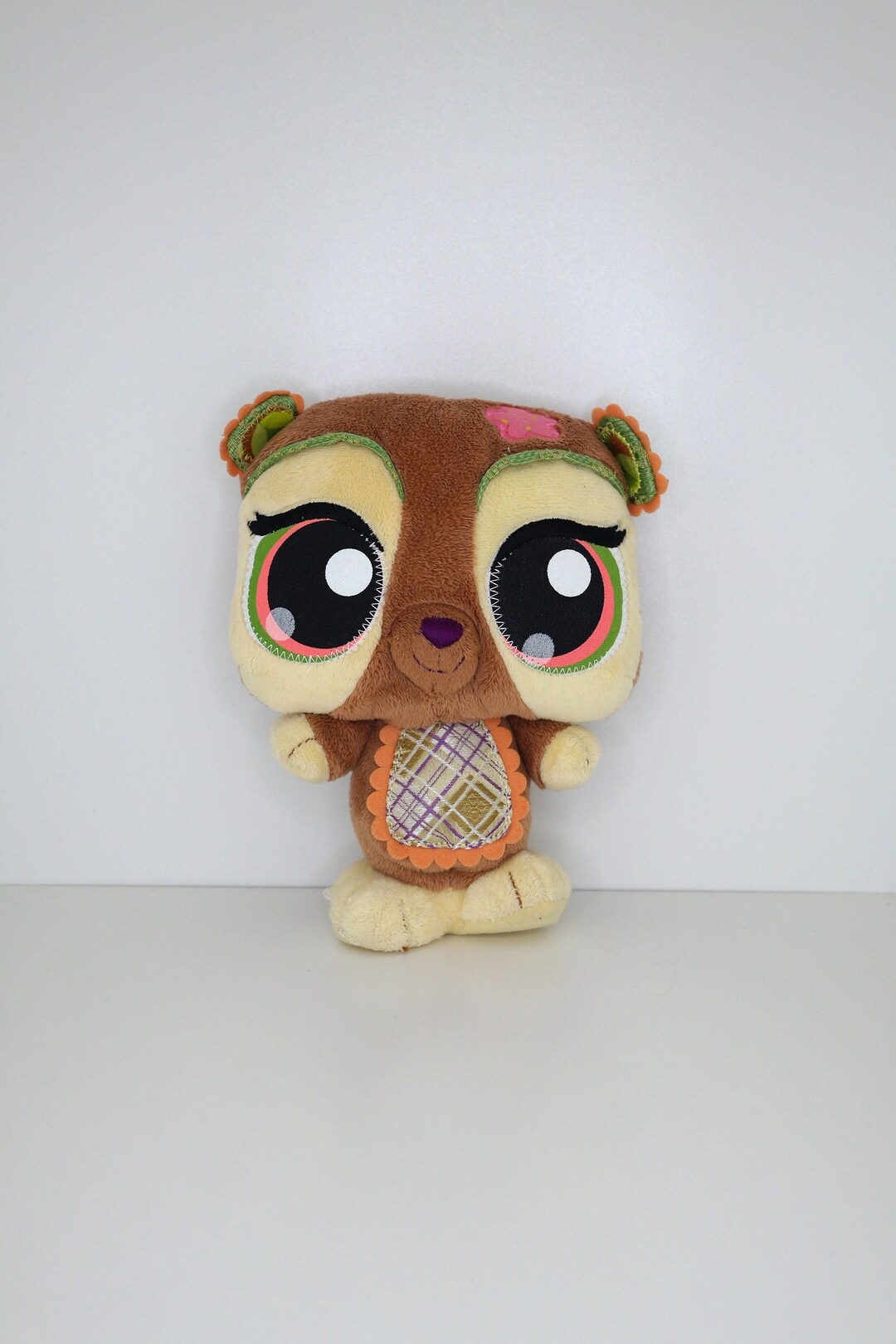 Littlest Pet Shop Plush: Brown Bear LPS Collectible - Hasbro Soft Toy ...