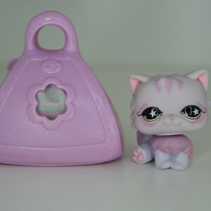 Hasbro Littlest Pet Shop LPS Pet With Accessory 891 Persian Cat Retired ...