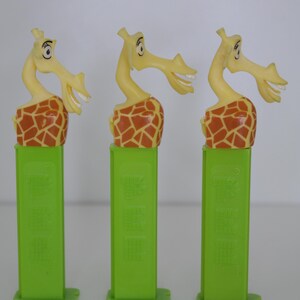 Animation Characters PEZ Dispensers - Choose Your Madagascar Giraffe Melman PEZ - Pre-owned ...