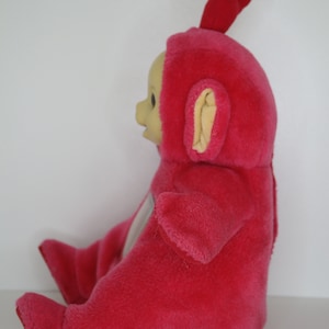 Vintage Teletubbies Red Teletubby Po Playing Theme Song and Rolling ...