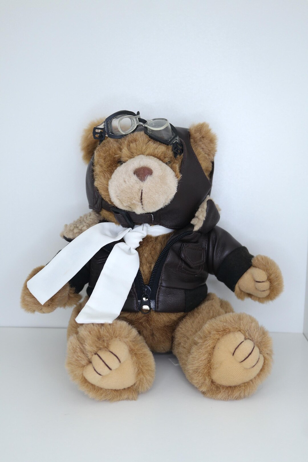 Vintage Teddy Bear - Aviation Toy Airplane Pilot - Angel Flight - Bear ...