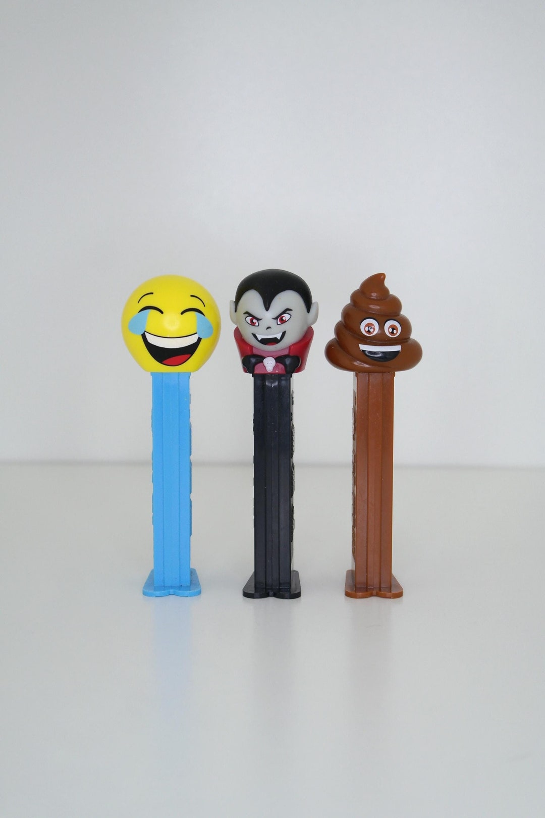 Choose PEZ: Laughing Face, Dracula or Poop - Retired Collectibles ...