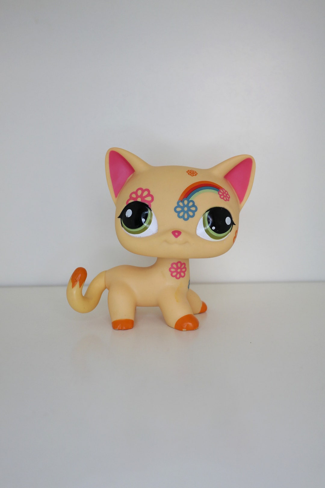 Jumbo LPS Shorthair Cat - Authentic Hasbro Deco Littlest Pet Shop Pet ...