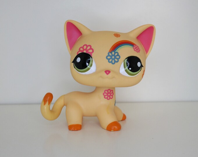 Jumbo LPS Shorthair Cat - Authentic Hasbro Deco Littlest Pet Shop Pet ...