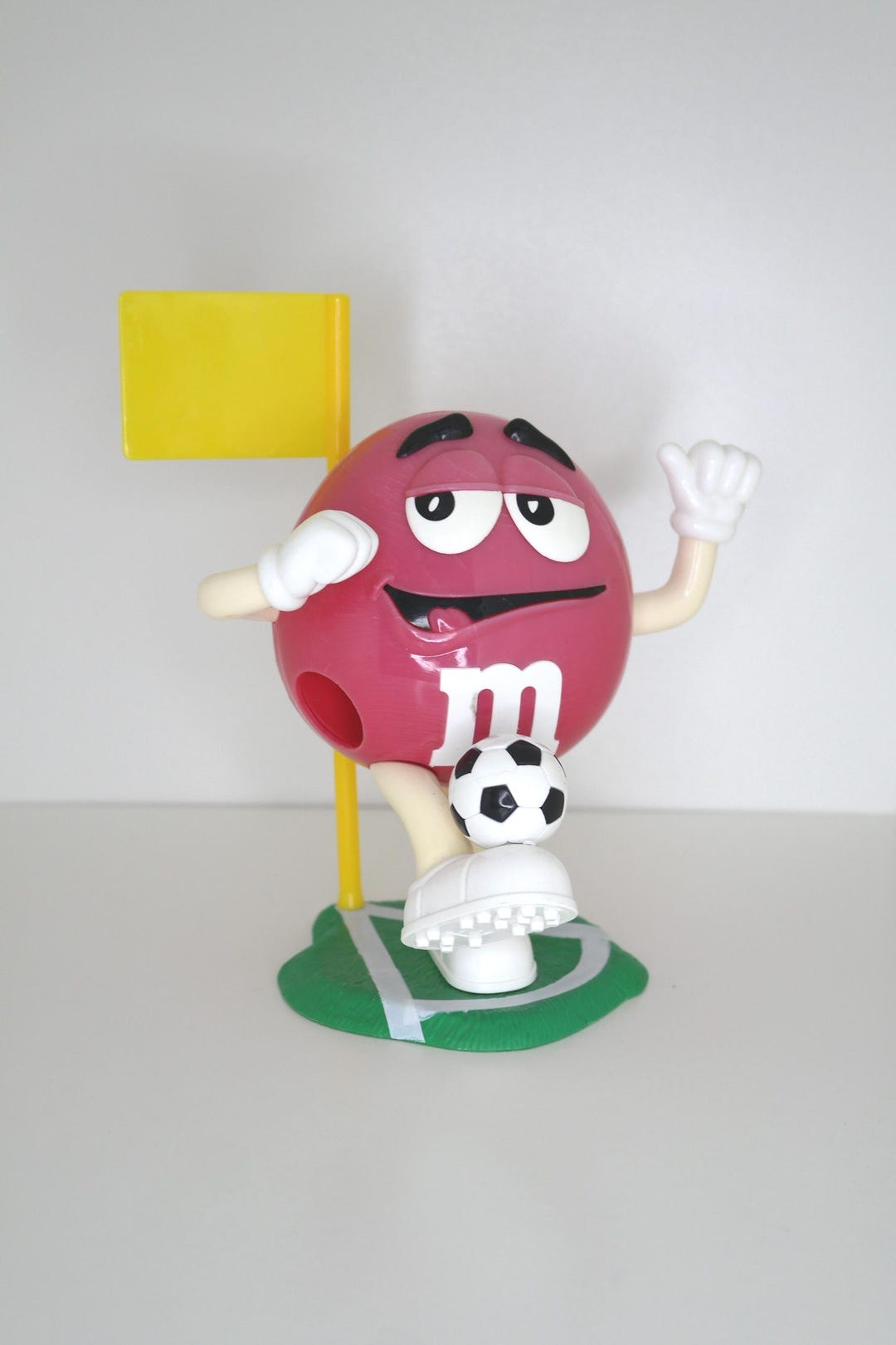 Vintage Red M&M Dispenser Authentic Mars Collectible Toy - Football ...