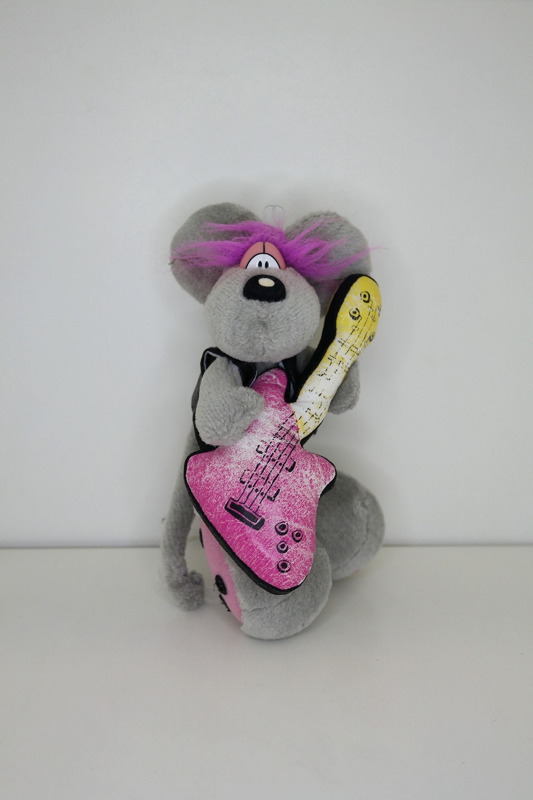 Small Diddl Plushie - Vintage Stuffed Animal Toy - 7.5'inch Gray Mouse ...