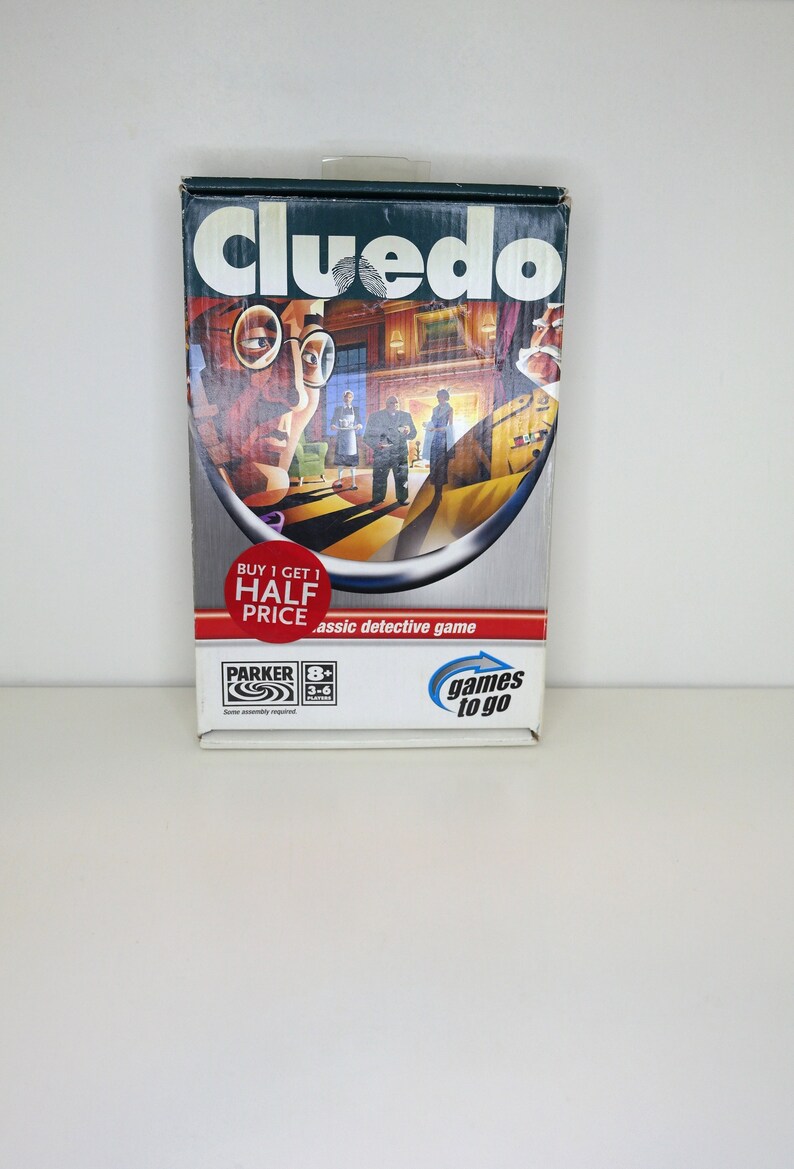 Cluedo Board Game Hasbro Games to Go Travel Version - Etsy