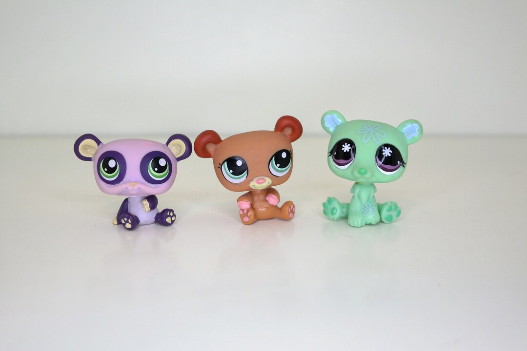 Hasbro Littlest Pet Shop LPS - Your Choice of Bear Pet: #1305 Panda ...