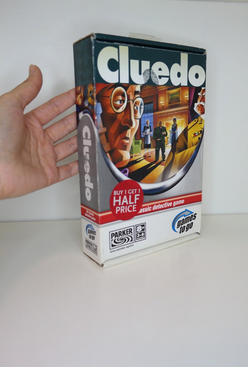 Cluedo Board Game Hasbro Games to Go Travel Version - Etsy