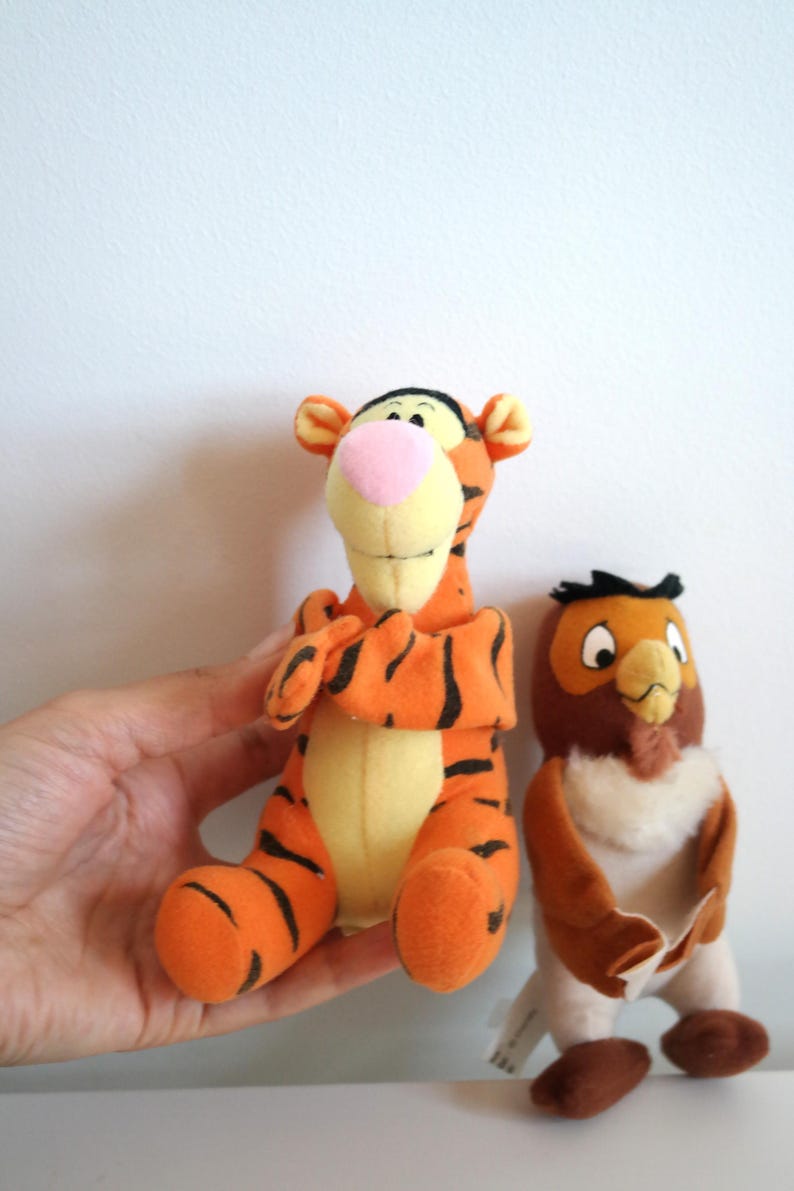 Vintage 1999 Mcdonald's Winnie the Pooh Plush, Tigger & Owl, 2 Puppets ...