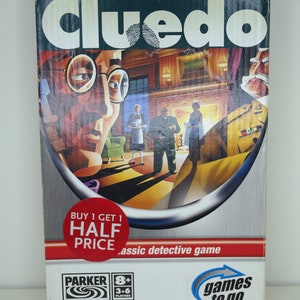 Cluedo Board Game - Hasbro Games to Go - Travel Version - Pre-owned - Etsy