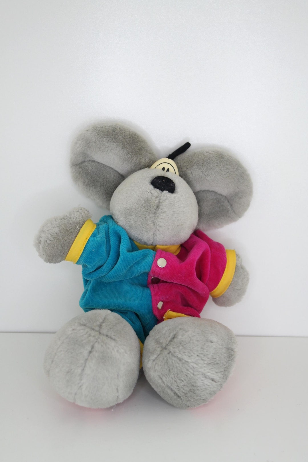 Vintage Diddl Plushie: Gray Mouse Stuffed Animal Toy Thomas Goletz - Etsy