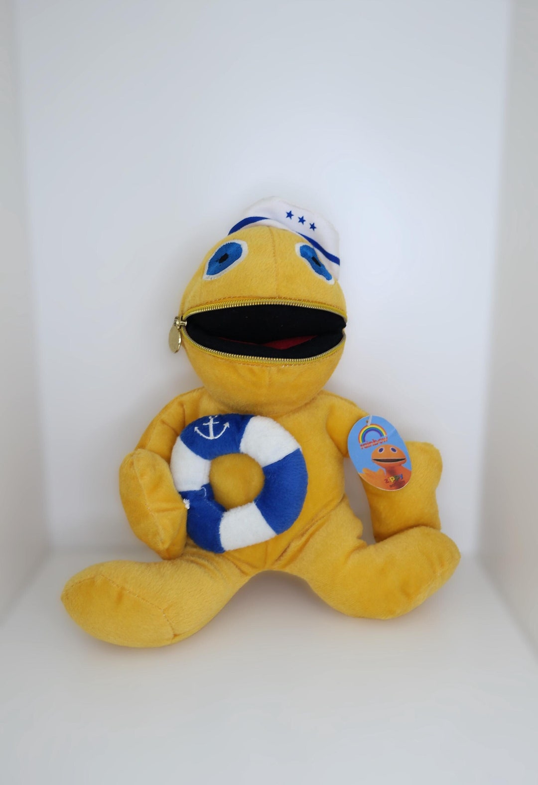 Zippy Puppet Plush Doll Toy - 12'inch Tall Stuffed Figure - Authentic ...