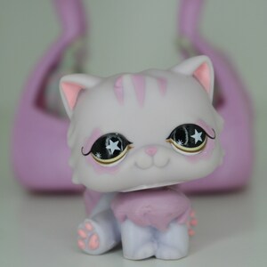 Hasbro Littlest Pet Shop LPS Pet With Accessory 891 Persian Cat Retired ...