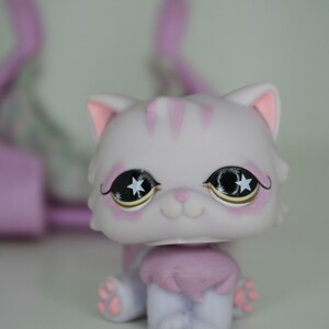 Hasbro Littlest Pet Shop LPS Pet With Accessory 891 Persian Cat Retired ...