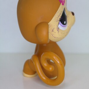 Collectible LPS Jumbo Monkey 4.5'inch Authentic Hasbro Littlest Pet ...
