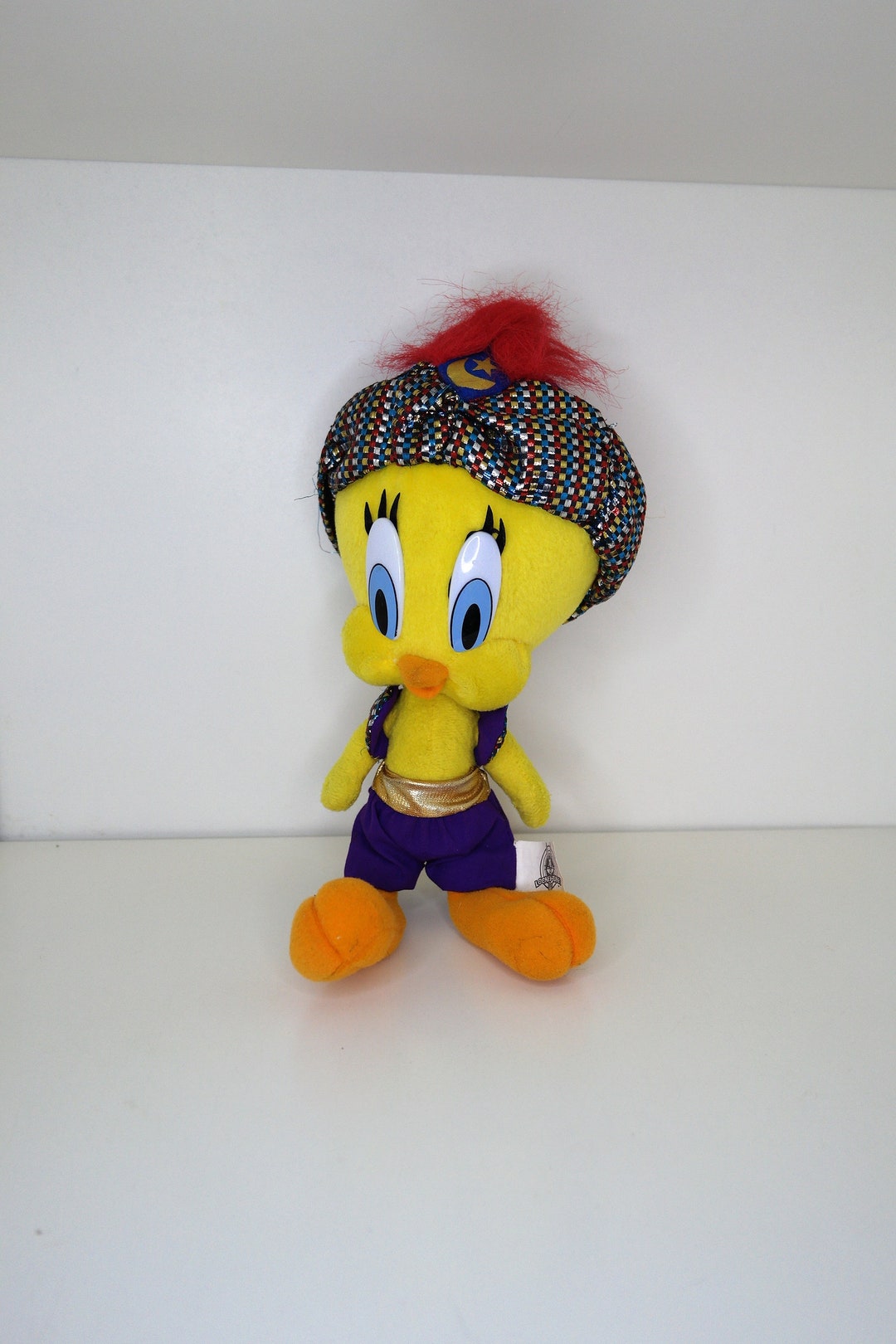 Vintage 2001 Tweety Bird Plush Toy Authentic Looney Tunes Plushie Soft ...