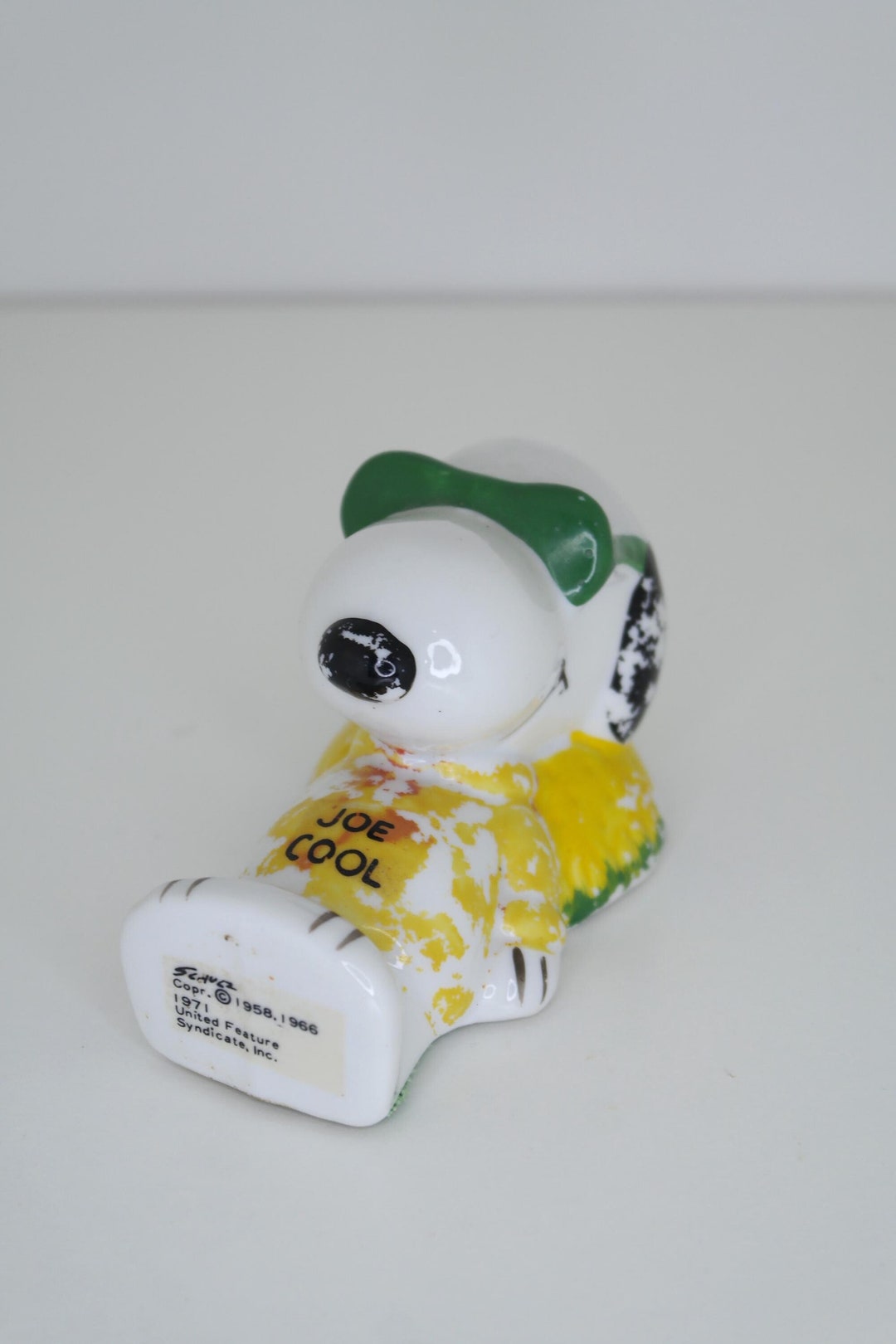 Vintage Snoopy Paper Weight - Joe Cool - Weighted Figurine - Genuine ...