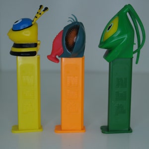 Choose Retired 2000 Bugs PEZ: Bee, Fly or Grasshopper - Retro ...