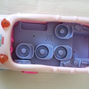 Fisher Price Pink ABC School Musical Bus - Lil' Movers - Vintage ...