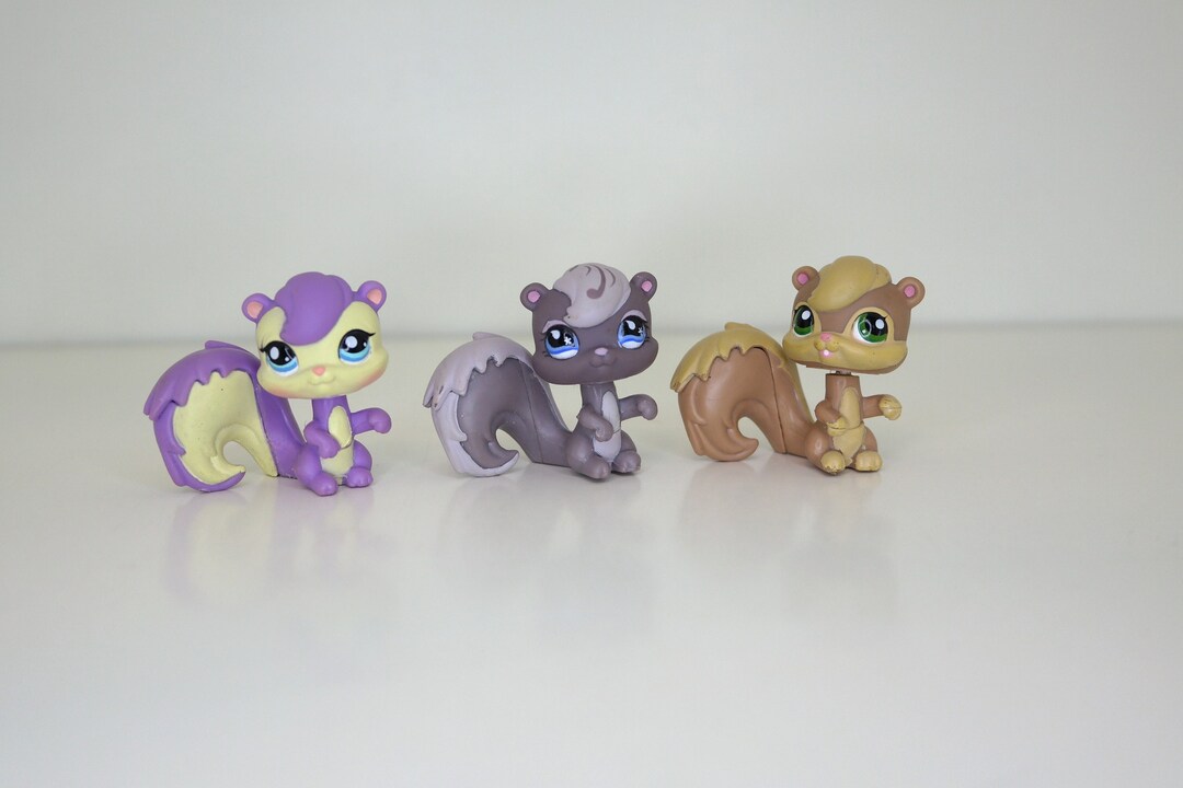Hasbro Littlest Pet Shop LPS - Your Choice of Squirrel: #1567, #484 ...