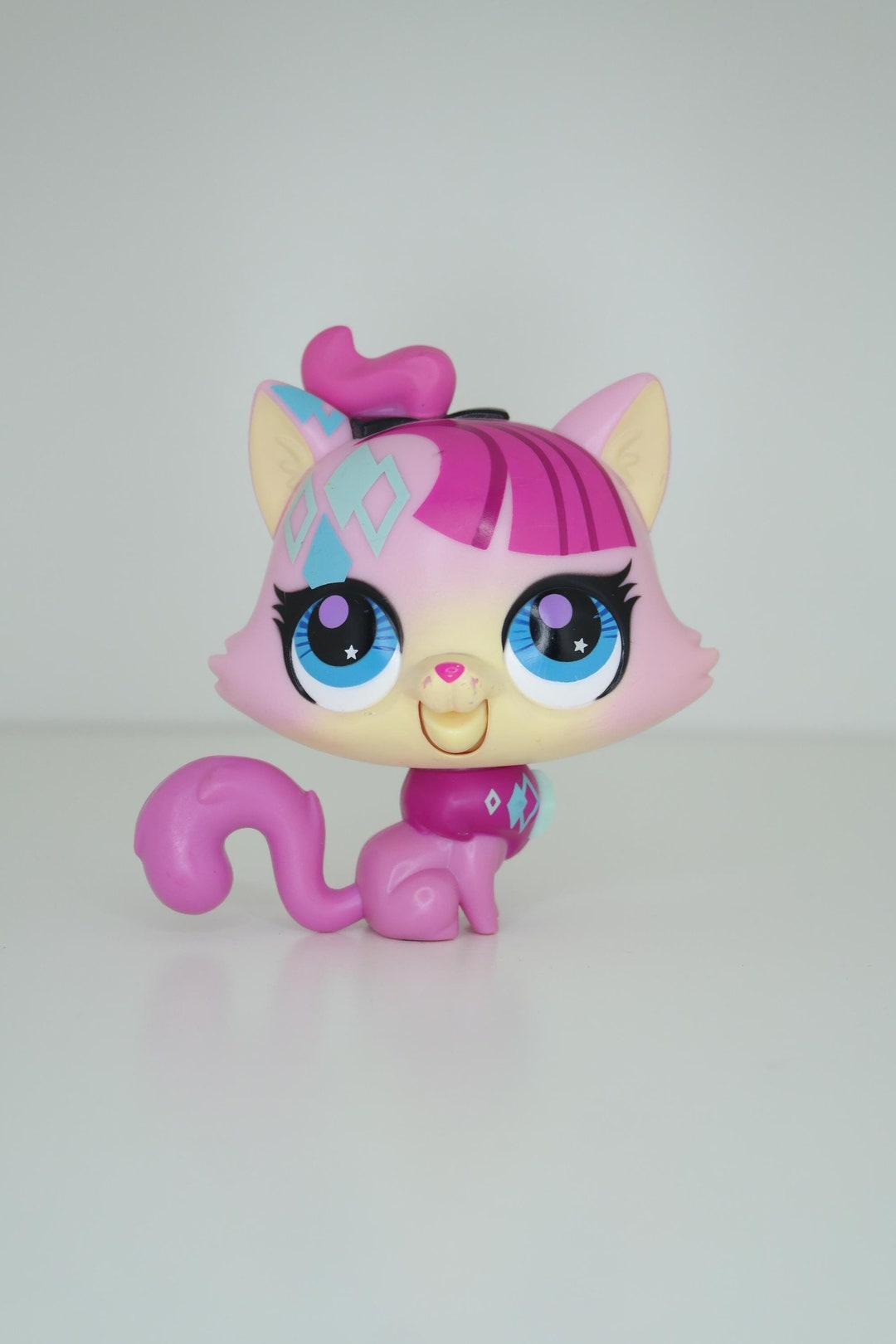 Littlest Pet Shop Pink Meowing Kitty - Authentic Hasbro LPS Sing A Song ...