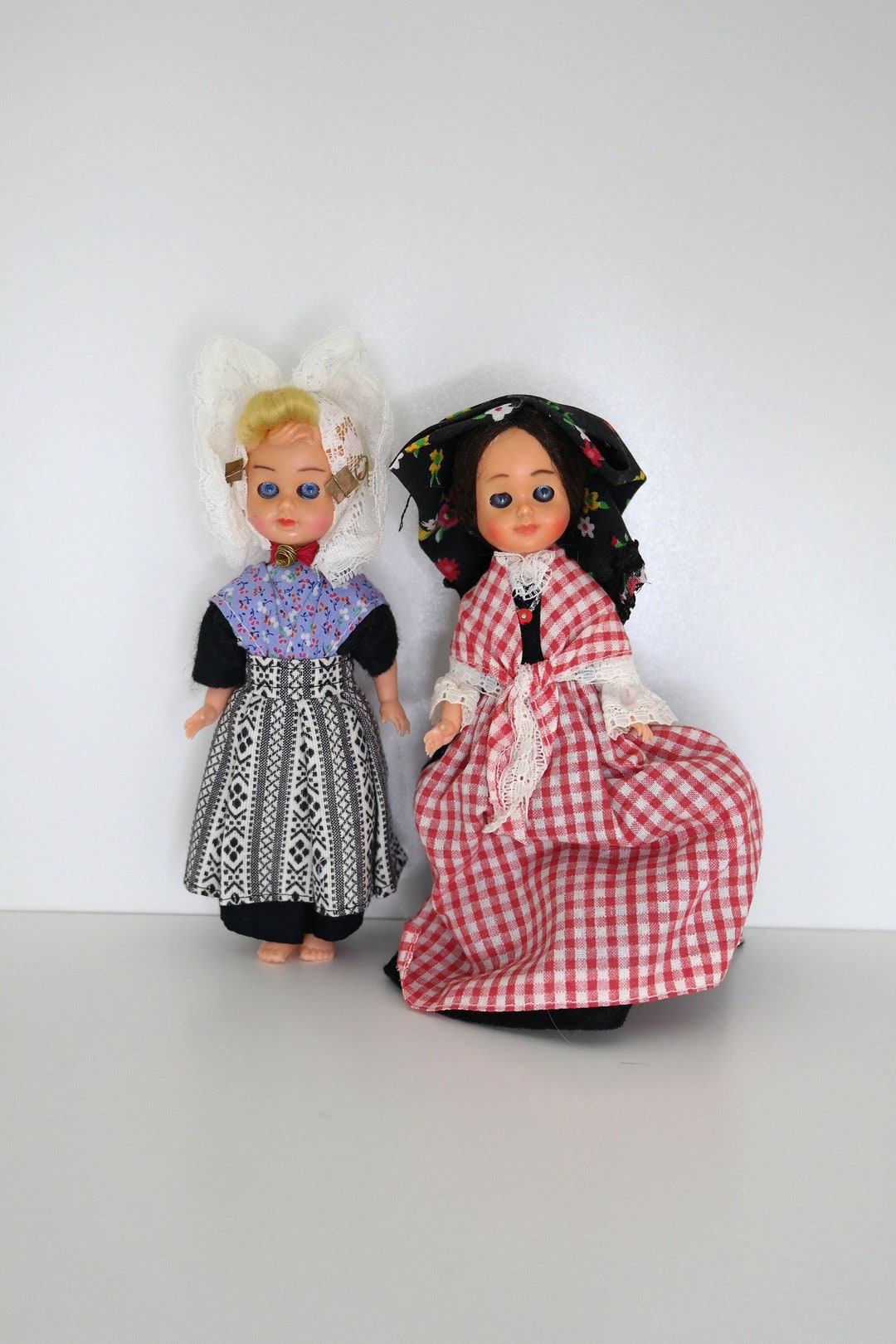 Your Choice of a Vintage Folk Doll - Small Plastic Doll in Traditional ...